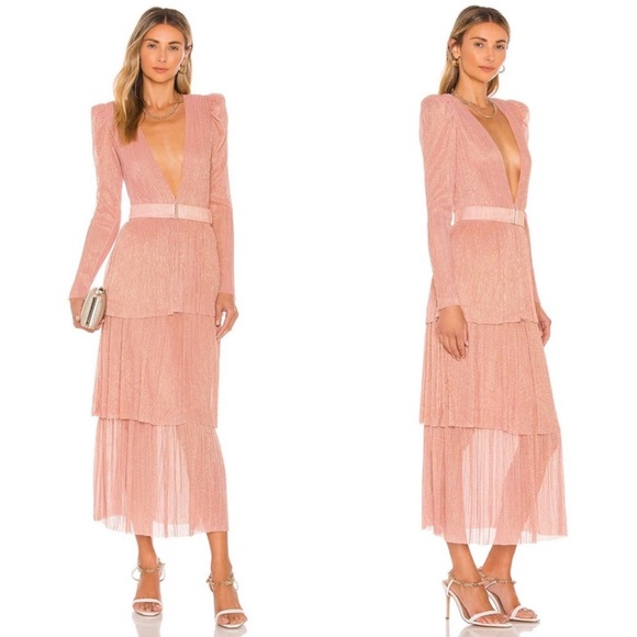 Sabina Musayev | Dresses | Sabina Musayev Carry Dress In Peach ...